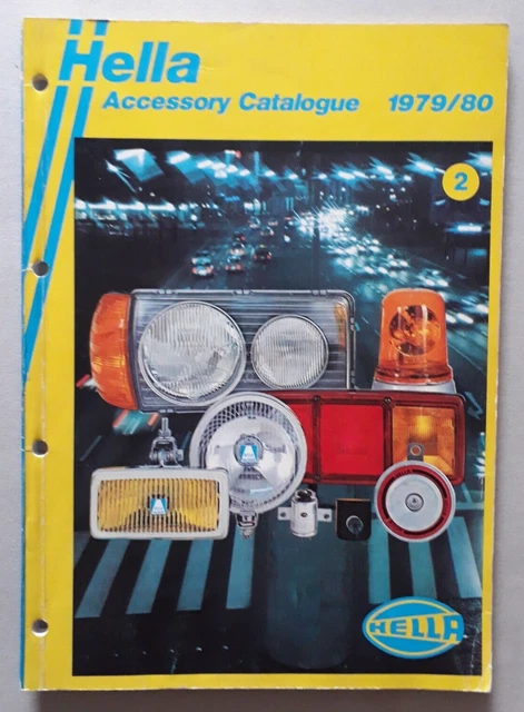 HELLA ACCESSORIES CATALOGUE Brochure 1979/80 £29.99 - PicClick UK