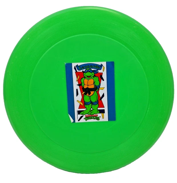 TEENAGE MUTANT NINJA Turtles TMNT Leonardo Frisbee Beach Mirage 1990 ...