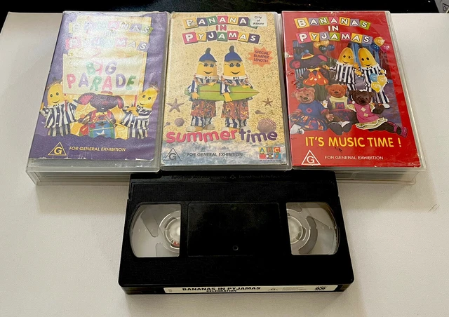 BUNDLE VHS BANANAS In Pyjamas Summertime Big Parade Music Time ...