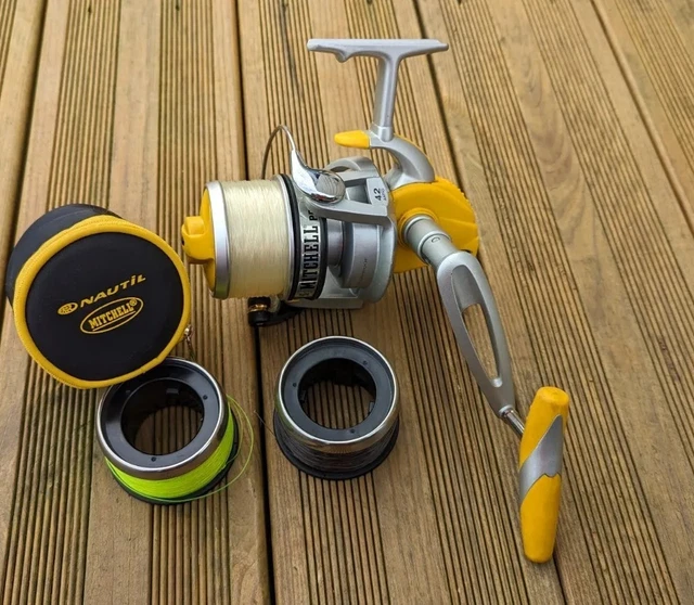 RARE MOULINET PÊCHE Reel Mitchell Nautil Neptune 7500 PRO Vintage ...