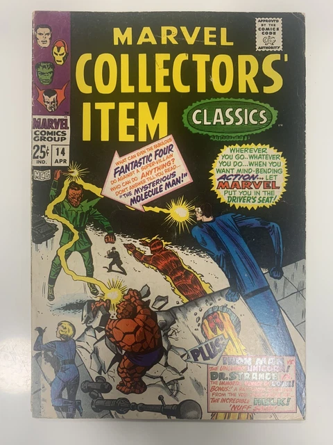 ARTICLE DE COLLECTION Marvel #14 Classics Comic 1968 Fantastic Four ...