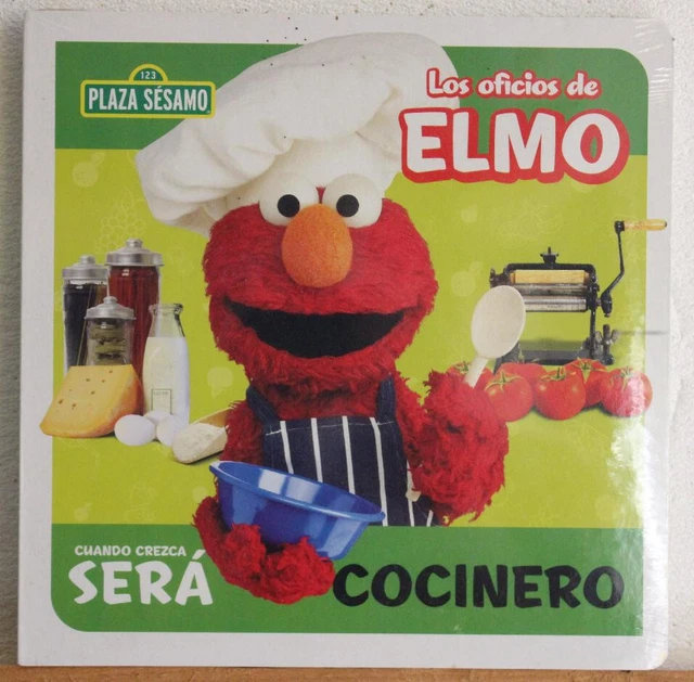 PLAZA SESAMO LOS Oficios de Elmo Sera Chef Book BRAND NEW £10.48 ...