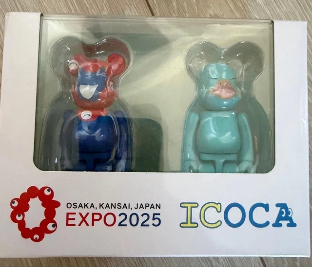 EXPO 2025 OSAKA, Kansai BE@RBRICK Myaku-Myaku & ICOCA Ico-chan 2pcs set ...