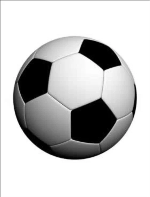 FOOTBALL A4 PREMIUM Rice WAFER Paper EDIBLE Cake Topper DECORATION D1 £ ...
