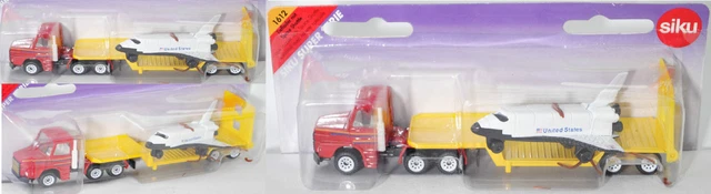 SIKU SUPER 1612 Scania T143H-400 Tieflader mit NASA Space Shuttle Columbia EUR 20,50 - PicClick DE