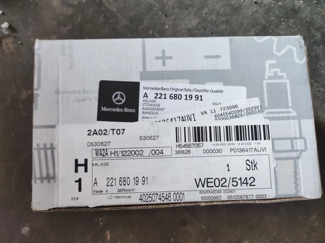 MERCEDES BECHERHALTER CUPHOLDER Getränkehalter C216 W221 A2216801991 ...