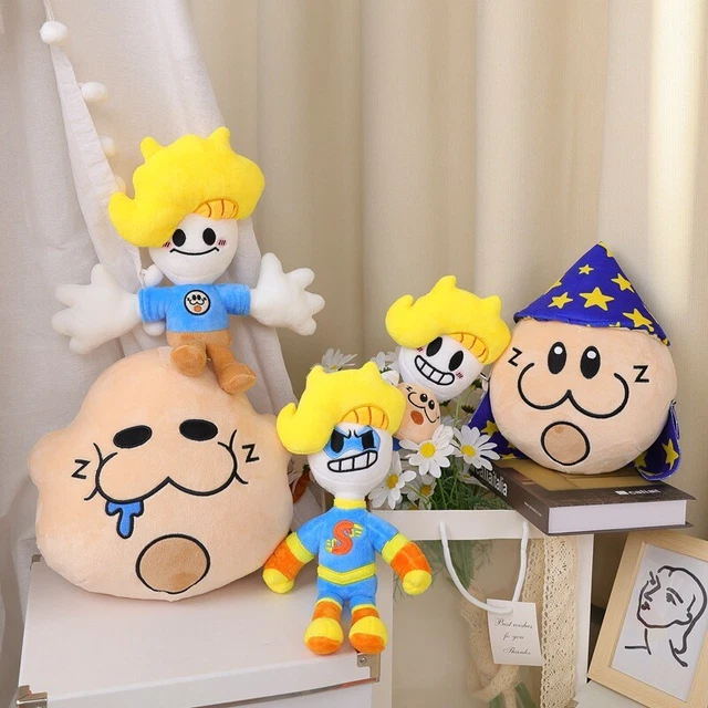 BRYSON AND HAM Plushie Er Boy With Yellow Hair Hooded Wizard Ham Pillow ...