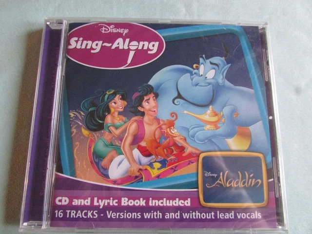 DISNEY SING-ALONG ' Aladdin ' SEALED CD Album Walt Disney Records £1.99 ...