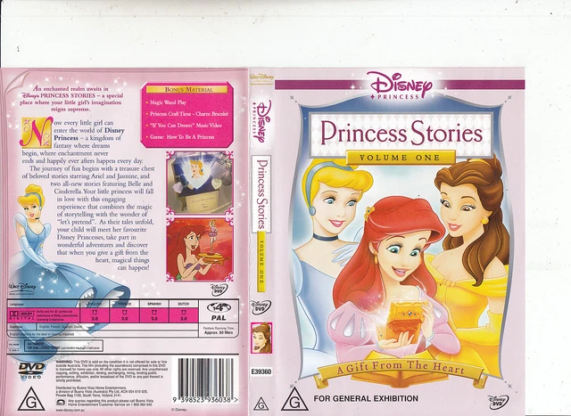 DISNEY PRINCESS STORIES - Vol. 1 - A Gift From The Heart [DVD] £2.99 ...