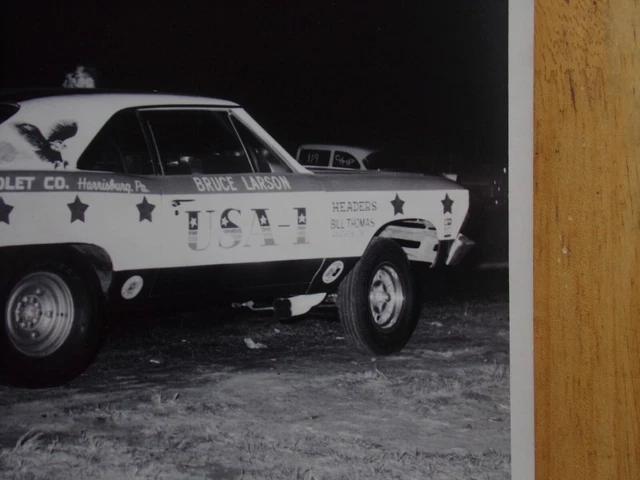 1960S NHRA DRAG Racing-Bruce Larson's USA-1 1966 A/FX Chevelle-YORK ...