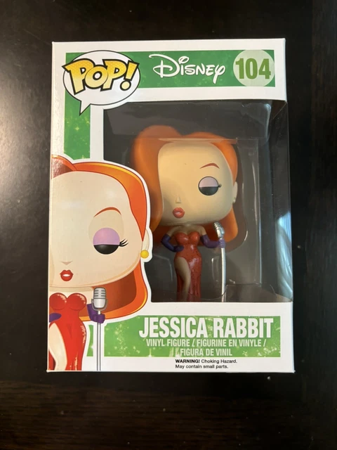 FUNKO POP! WHO Framed Roger Rabbit 104#Jessica Rabbit Vinyl Action ...