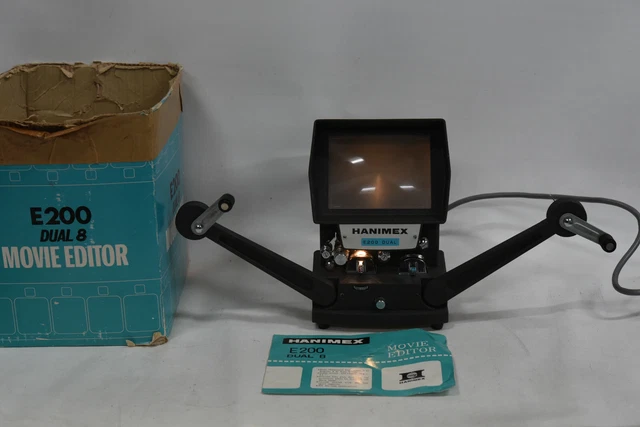 HANIMEX E200 DUAL 8 Film Editor/Viewer - Super-8/Standar 8mm Film ...