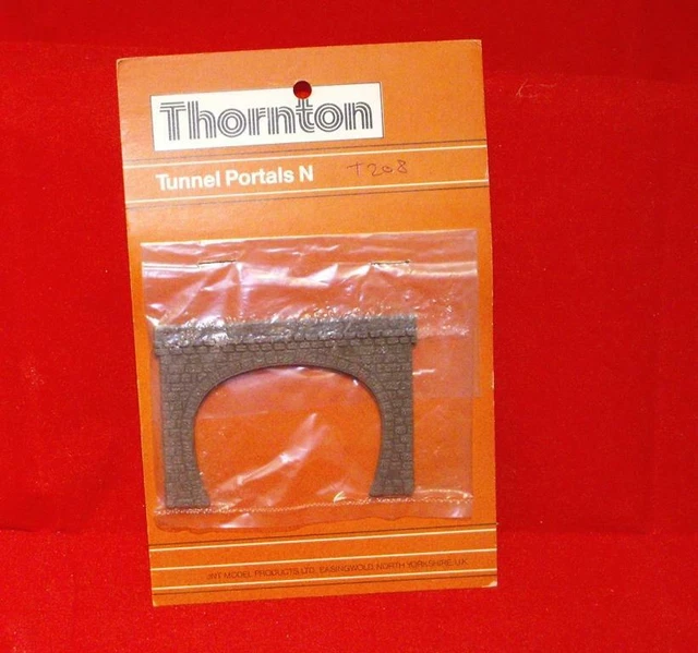 PLASTIC KIT THORNTON Tunnel Portal, Double Track 'Stone', N gauge new ...
