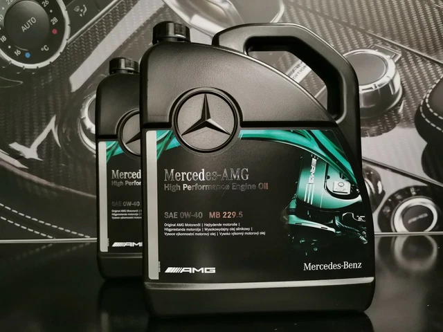 10L GENUINE MERCEDES-BENZ 0W40 AMG Model High Performance Petrol Oil ...