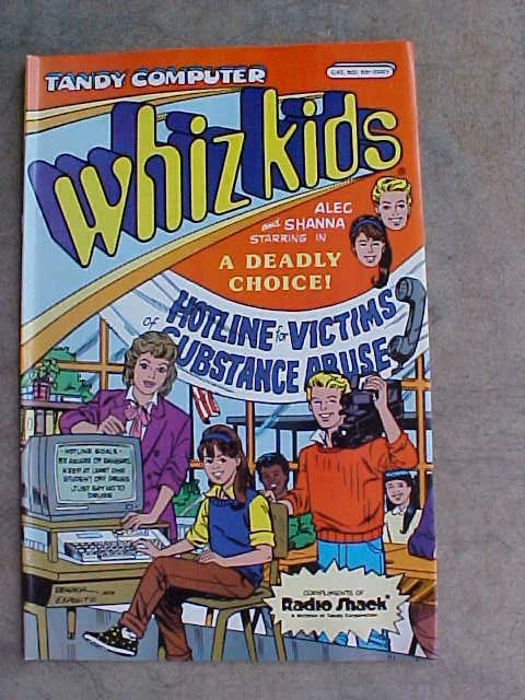 TANDY COMPUTER WHIZ Kid Comic~Deadly Choice~Hotline Victim Abuse~Radio ...