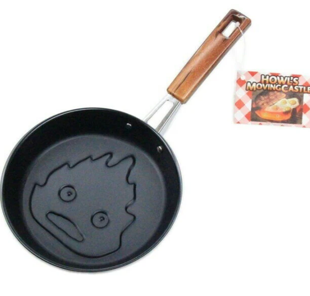 HOWL'S MOVING CASTLE Calcifer Frying Pan Studio Ghibli Cooking Kitchen ...