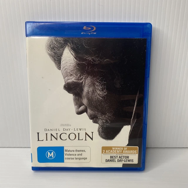 LINCOLN MOVIE (BLU-RAY, 2012) Daniel Day-Lewis, Sally Field Region B ...