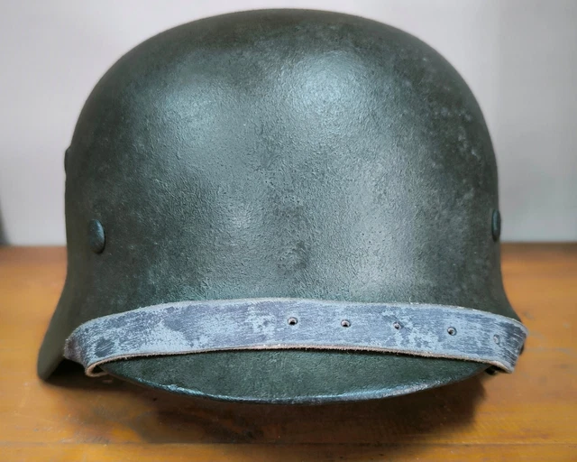 HELMET GERMAN ORIGINAL nice helmet M35 size 68 original WW2 WWII £329. ...