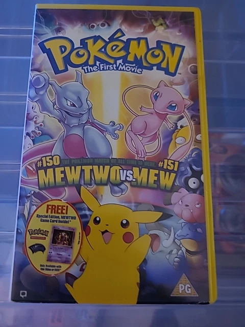 POKEMON THE FIRST Movie (VHS/SH, 2000 (Mewtwo Game Card Missing) £2.99 ...
