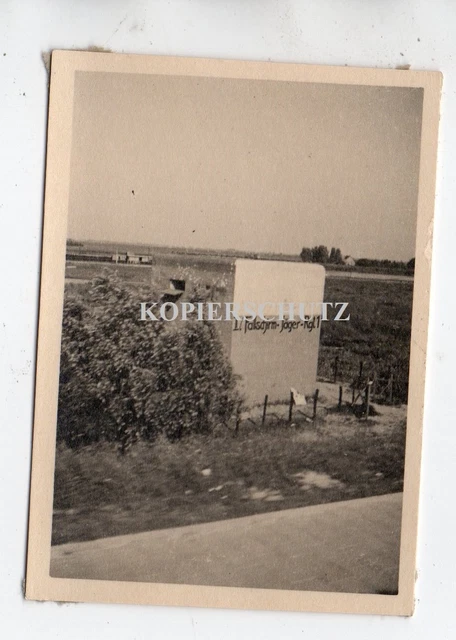 I52 - HOLLAND Mai 1940 Rhein Bunker Shelter Fallschirmjäger Rgt.1 EUR ...