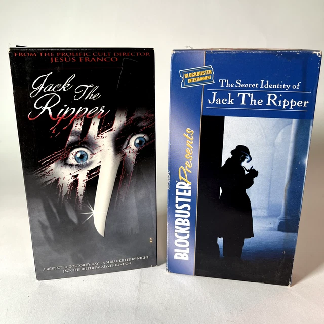 JACK THE RIPPER VHS Double Feature: Jess Franco's Horror Film ...
