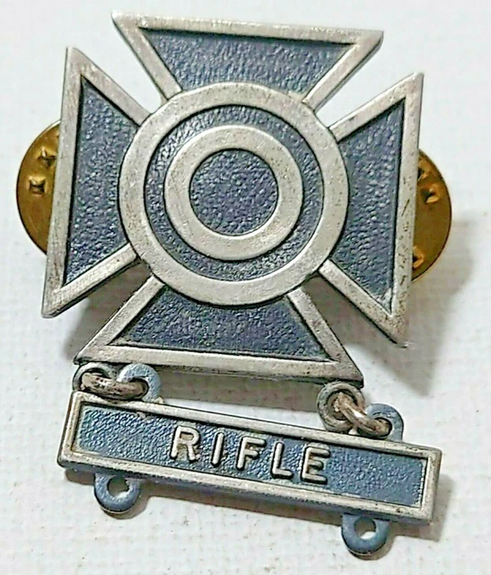 UNITED STATES US Army Sharpshooter Rifle Qualification Badge W25mm £26. ...