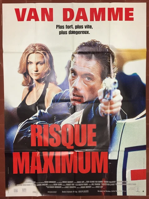 AFFICHE RISQUE MAXIMUM Maximum Risk JEAN-CLAUDE VAN DAMME Henstridge 120x160cm EUR 10,00 ...