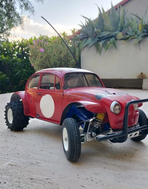 TAMIYA SAND SCORCHER Racing Buggy 1:10 Volkswagen Beetle RC Ultrarare ...