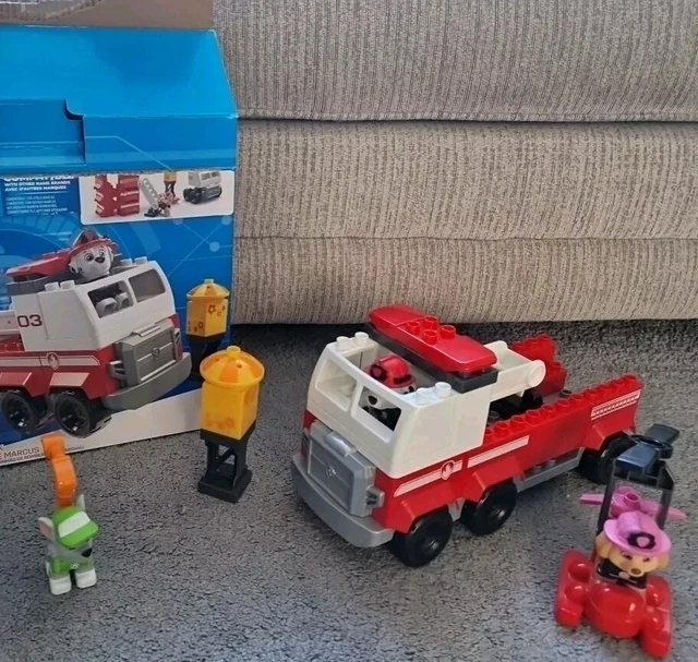 MEGA BLOKS PAW Patrol Marshalls Utimate Fire Truck With Box And Extra ...