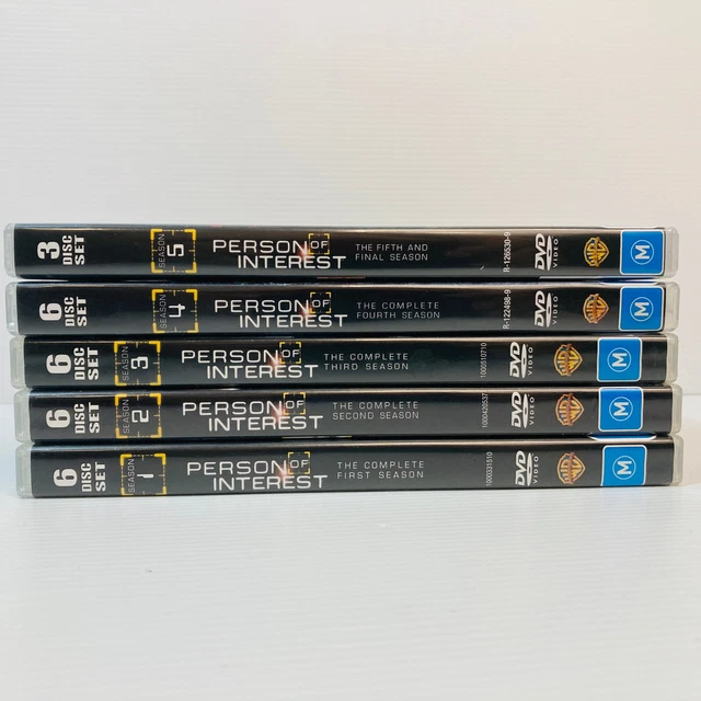 PERSON OF INTEREST DVD Season 1-5 Complete Series 1 2 3 4 5 Region 4 ...