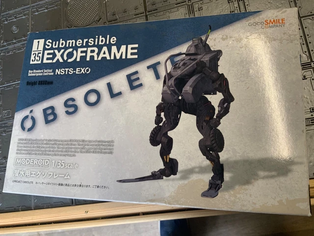 GOOD SMILE MODEROID 1/35 OBSOLETE Submersible EXOFRAME Kit only one in ...