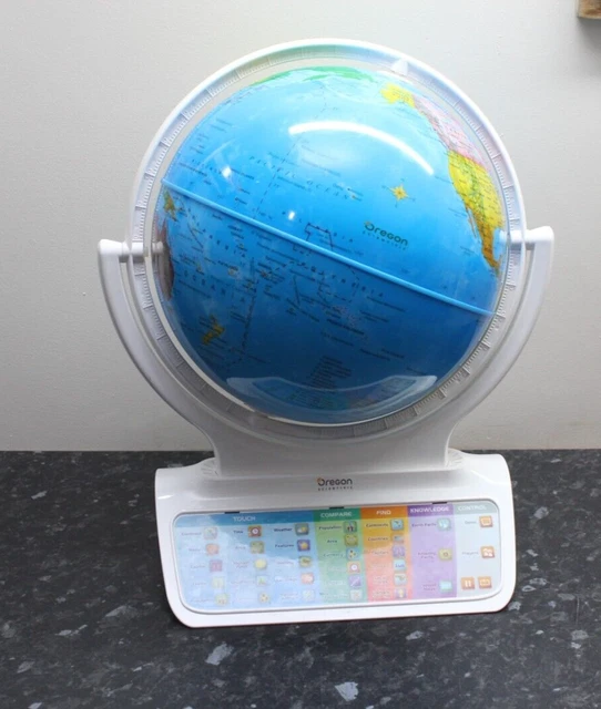 OREGON SCIENTIFIC SMART Globe Infinity Educational World Geography NO ...