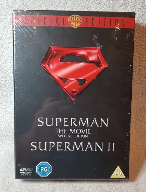 SUPERMAN: THE MOVIE/SUPERMAN 2 DVD (2001) Christopher Reeve PG £4.99 ...