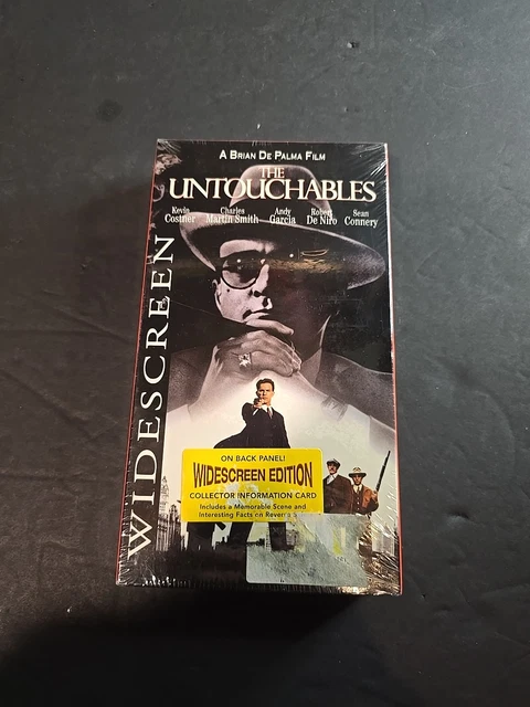 THE UNTOUCHABLES VHS Kevin Costner Robert De Niro Sean Connery Sealed ...