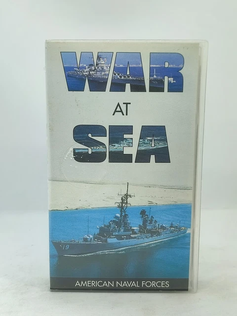 WAR AT SEA American Naval Forces On VHS Video Cassette Tape £9.99 ...
