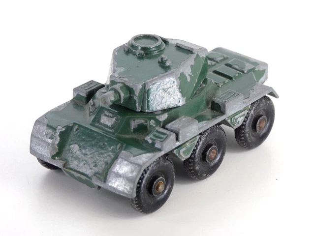 MATCHBOX SALADIN ARMOURED Car 6x6 Toy Military Vehicle Collectible ...