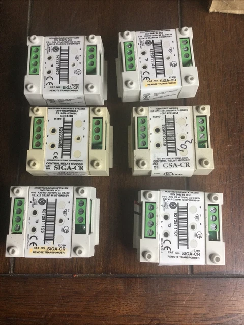 EST EDWARDS SIGA-CR Fire Alarm Control Relay Module (6) $90.00 - PicClick