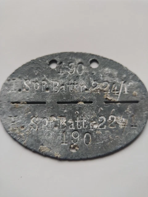 GERMAN ARMY WW2 Flak Identity Disc £25.00 - PicClick UK