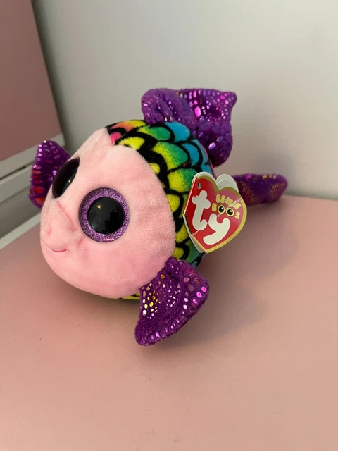 TY BEANIE BOO Regular 6” Fish Flippy $5.00 - PicClick AU