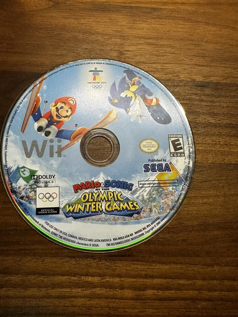 MARIO & SONIC at the Olympic Winter Games Nintendo Wii Tested, Disc ...