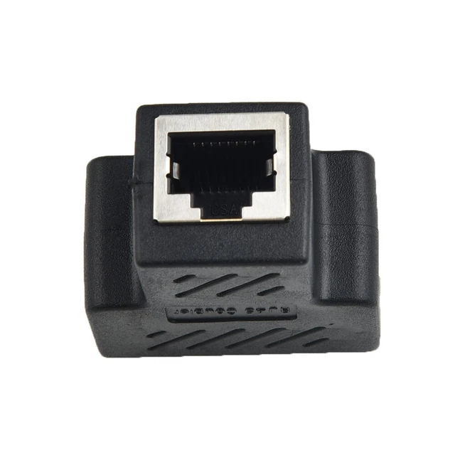 LAN CONNECTEUR RÉSEAU Ethernet Extender Switch Plug Cable 1 à 2 Femelle ...