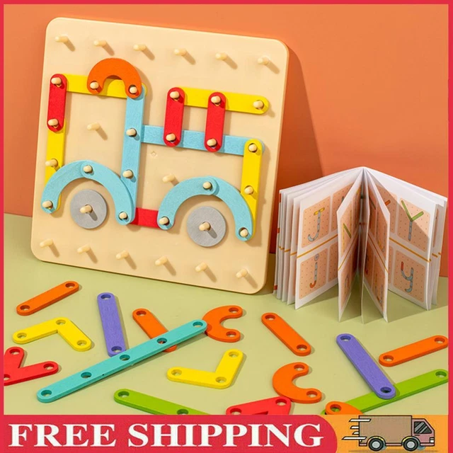 LEARNING SHAPE TOY Improve Logical Thinking Pegboard Puzzle Toys for ... LEARNING SHAPE TOY Improve Logical Thinking Pegboard Puzzle Toys for ...