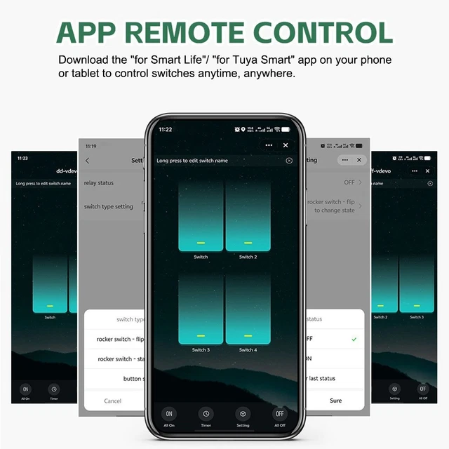 FOR ZIGBEE SMART Switch Module for Tuya 16A Voice App Remote Countdown ...