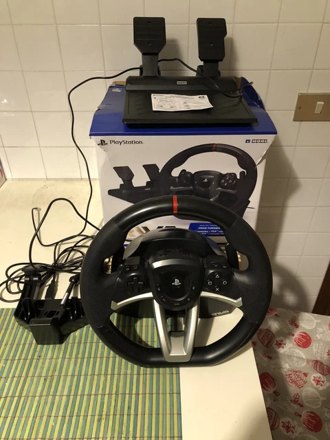 HORI RWA RACING Wheel Apex Volante + Pedaliera Per Ps5 Ps4 Sterzo ...