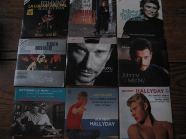 LOT DE 9 Cd Single De Johnny Hallyday EUR 5,00 - PicClick FR