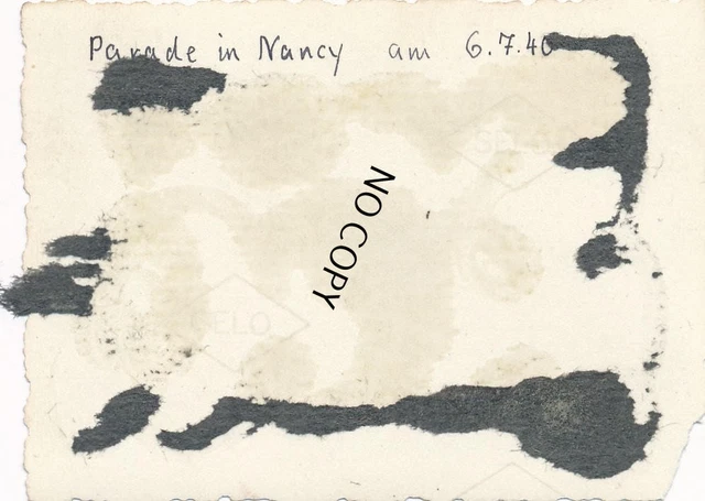 FOTO MILITARY WW2- France Siegesparade der Wehrmacht am 6.7.40 in Nancy ...