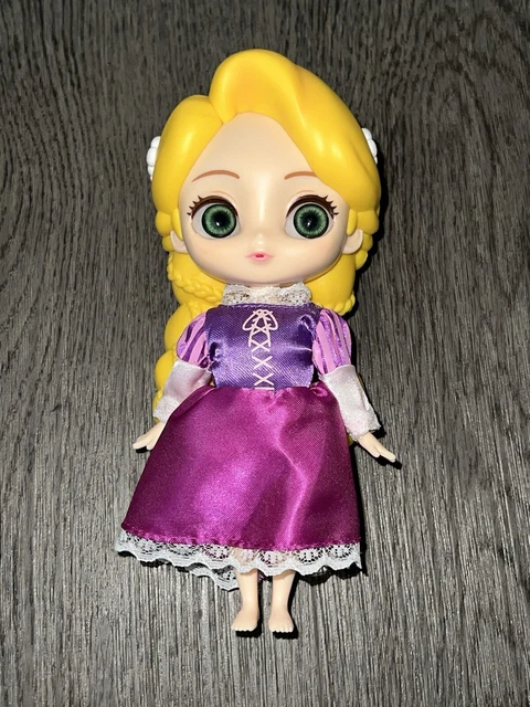 DISNEY SEGA PRINCESS Rapunzel From Tangled Toddler Mini Doll With Dress ...