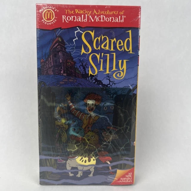 The Wacky Adventures Of Ronald Mcdonald Vhs Lot Scared Silly