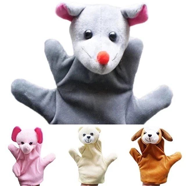 TOY HAND TOY Finger Dolls Fingers Puppets Animal Plush Toys Big Hand ...