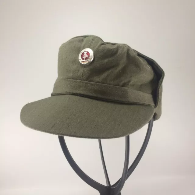 EAST GERMAN ARMY NVA DDR Summer Field Grey Kampfgruppen Ski Cap / Field ...